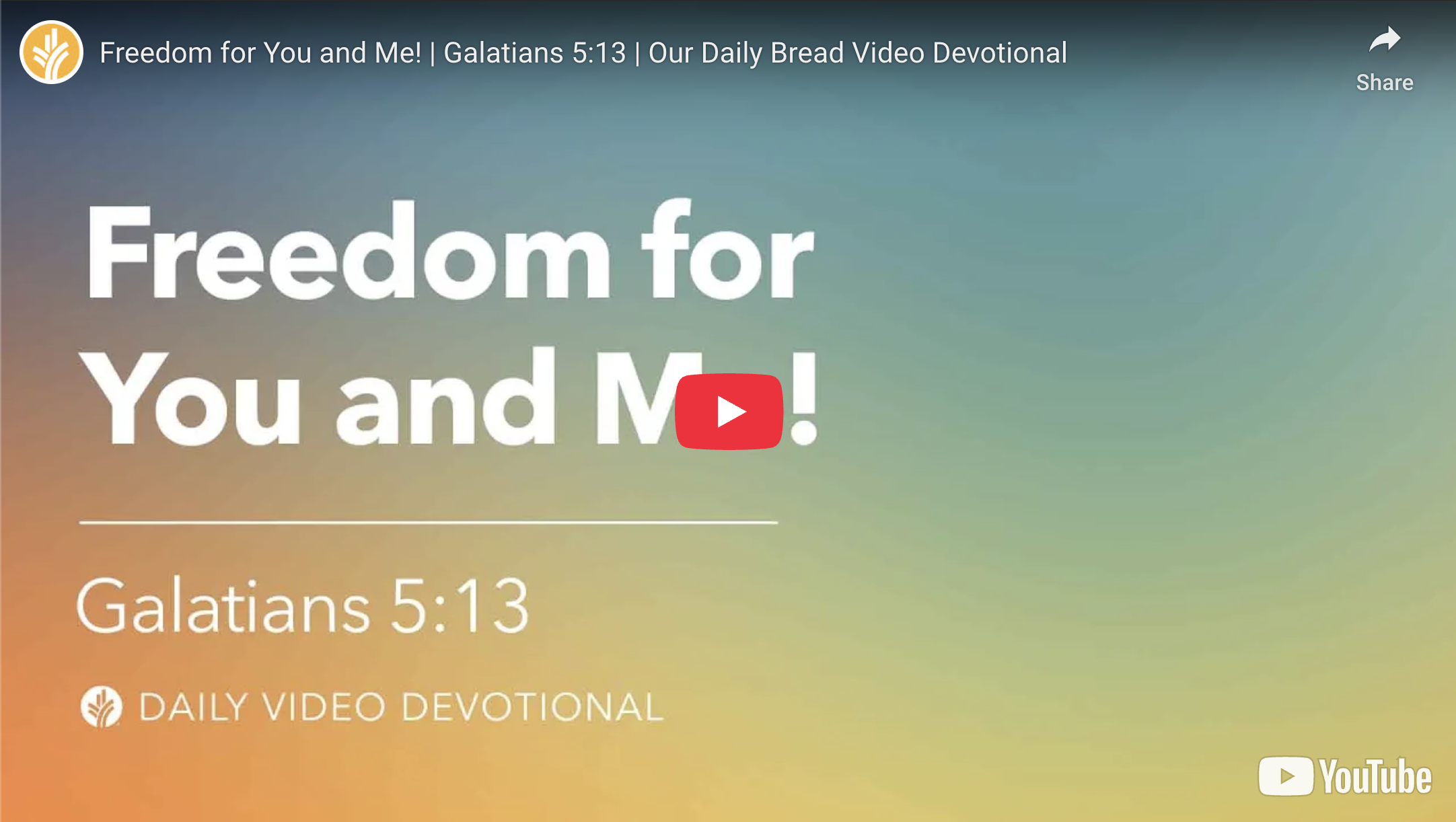 Let God’s Freedom Ring!